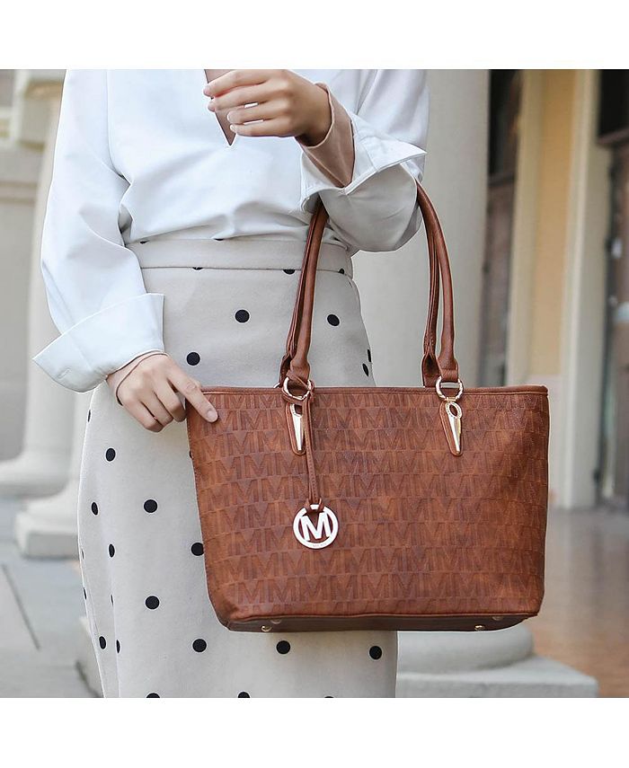 MKF Collection Edelyn Signature 4Pcs Tote Set, with Mini tote, Pouch ...