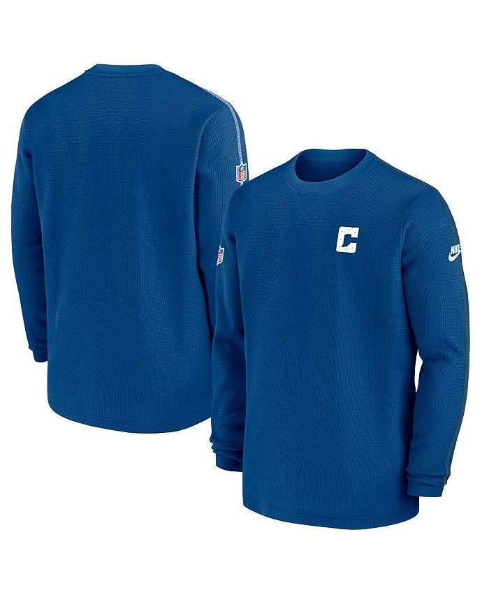 Nike Men's Royal Indianapolis Colts Alternate Logo Coach Long Sleeve T ...