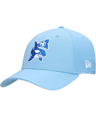 New Era Men's Light Blue Seattle Sounders FC Orca 39THIRTY Flex Hat ...