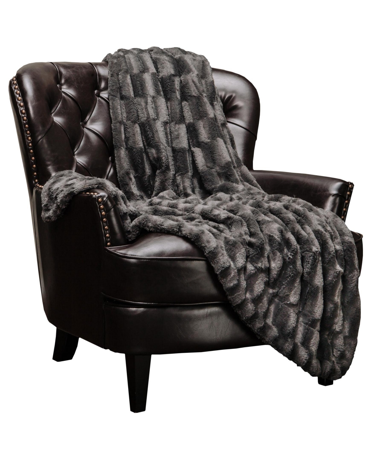 Click here for Chanasya Premium Fuzzy Faux Fur Rectangular Emboss... prices