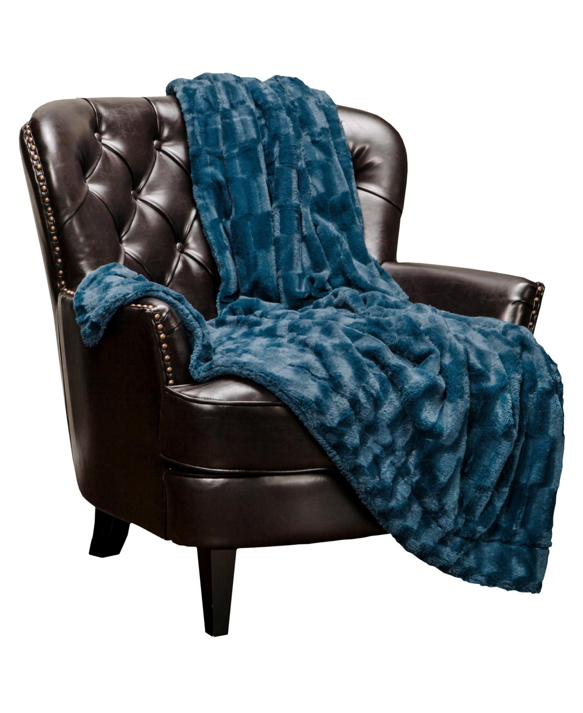 Click here for Chanasya Premium Fuzzy Faux Fur Rectangular Emboss... prices