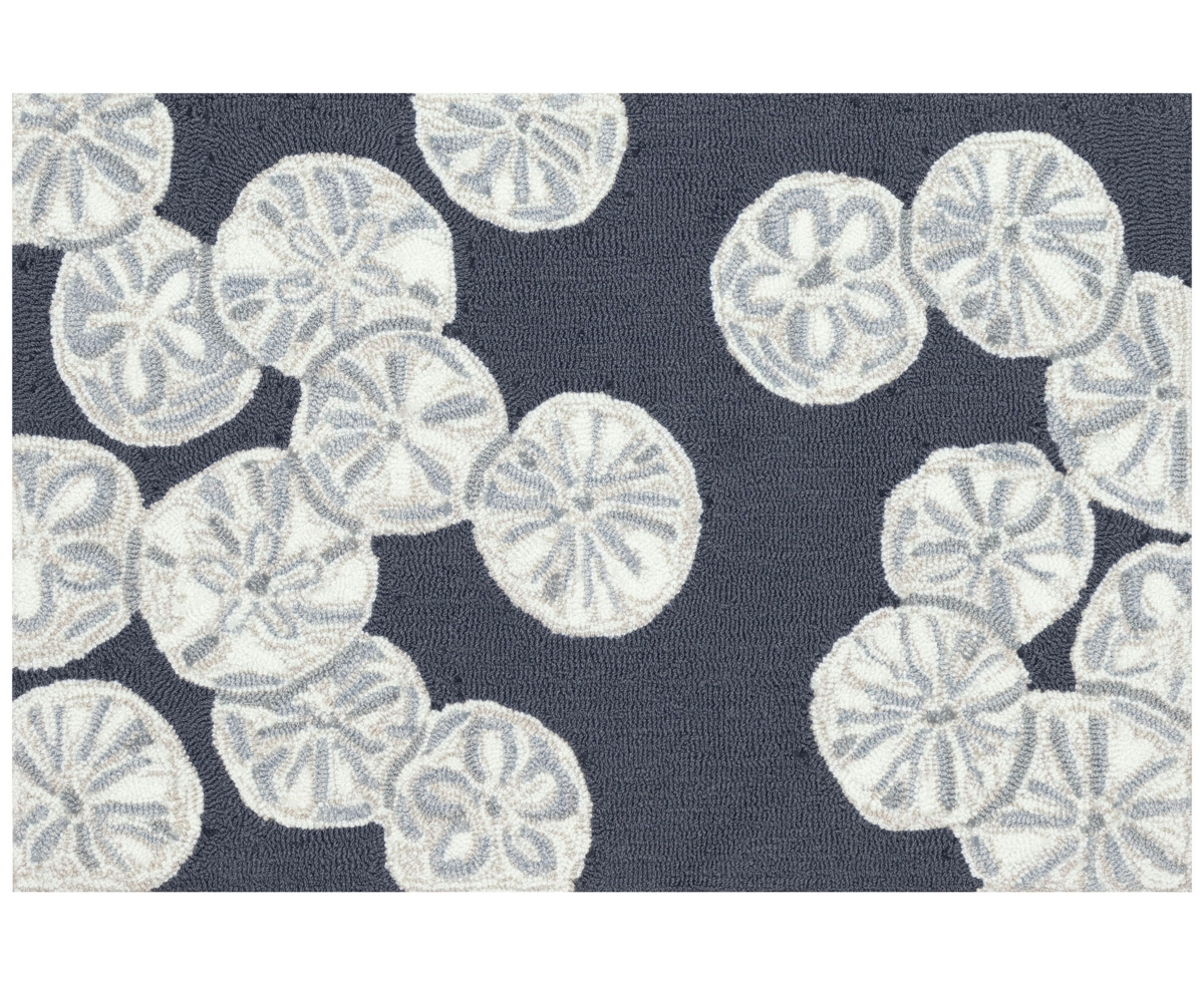 Click here for Liora Manne Capri Sea Biscuit 2x3 Area Rug - Navy prices