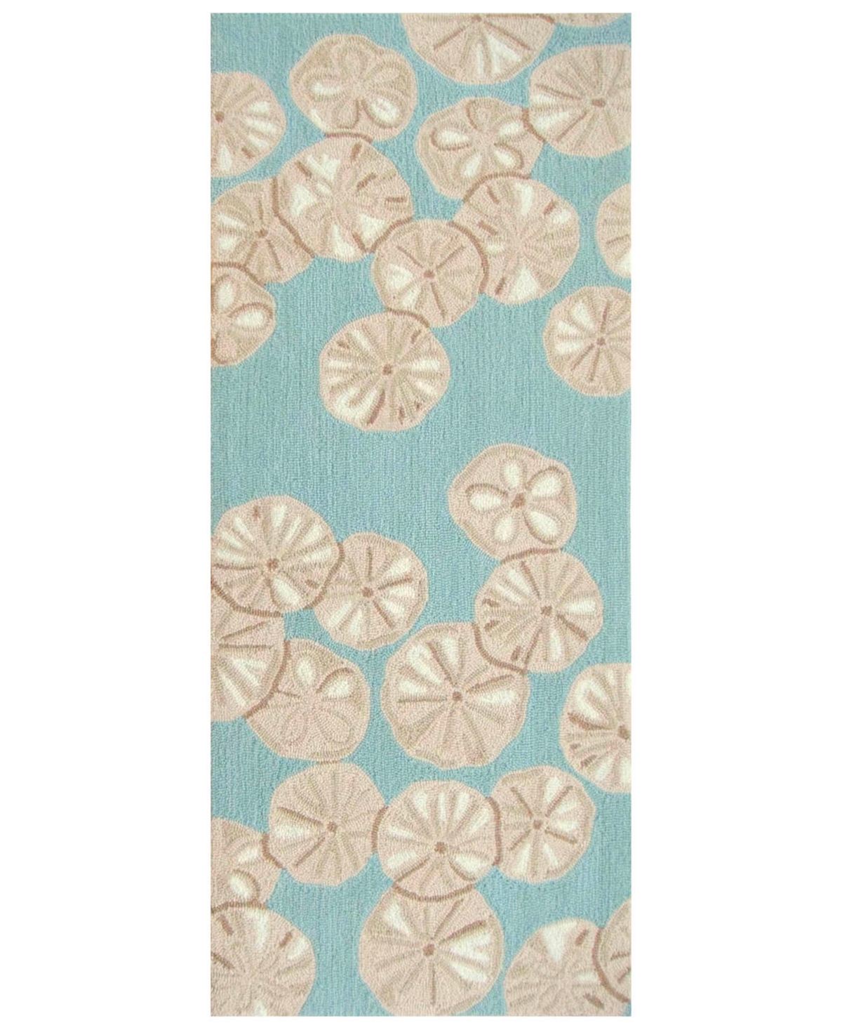 Click here for Liora Manne Capri Sea Biscuit 2x5 Area Rug - Aqua prices