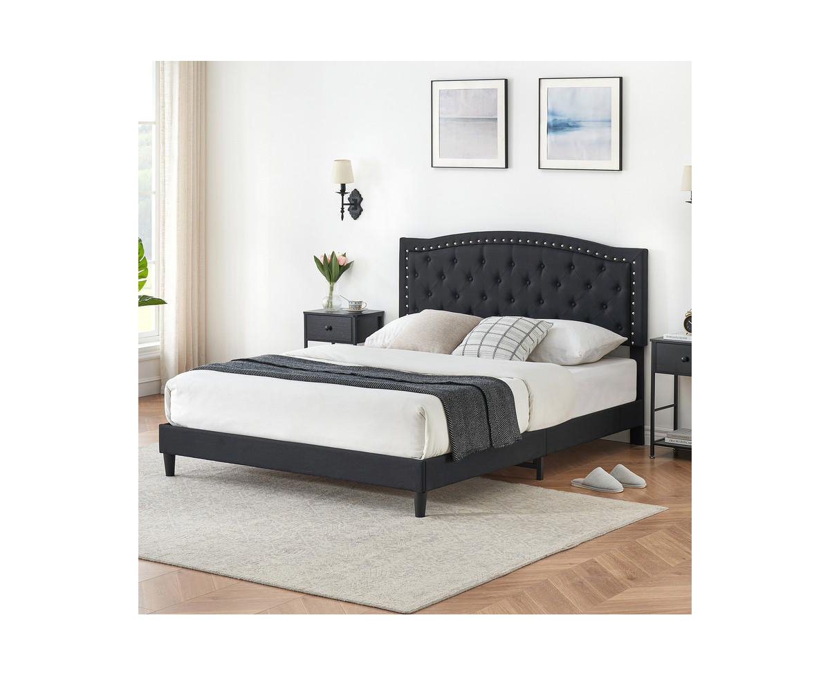 Click here for gaomon Upholstered Bed Frame with Height-Adjustabl... prices