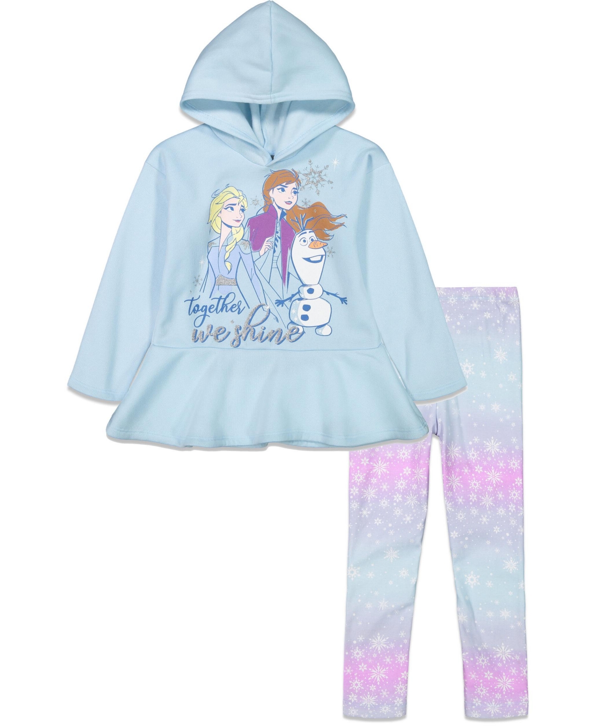 Click here for Frozen Girls Elsa Princess Anna Olaf Hoodie and Le... prices