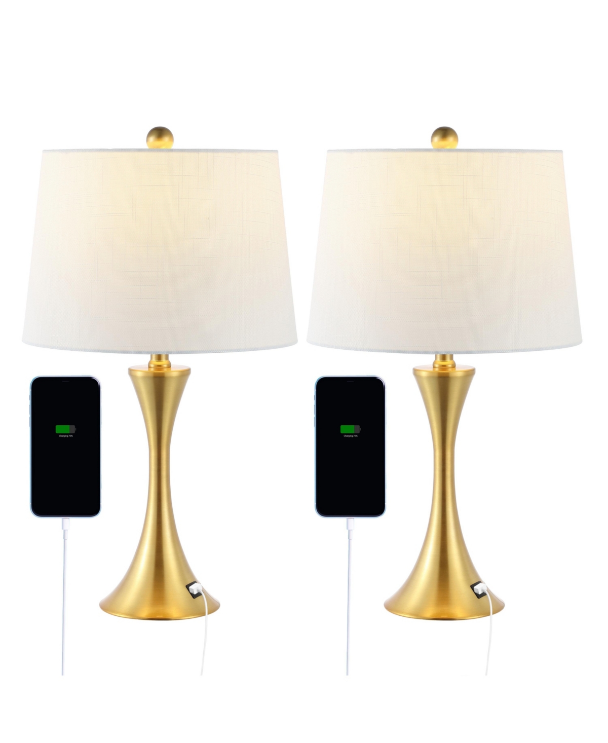 Click here for Jonathan Y Bennett 22.75 Modern Glam Iron Hourglas... prices