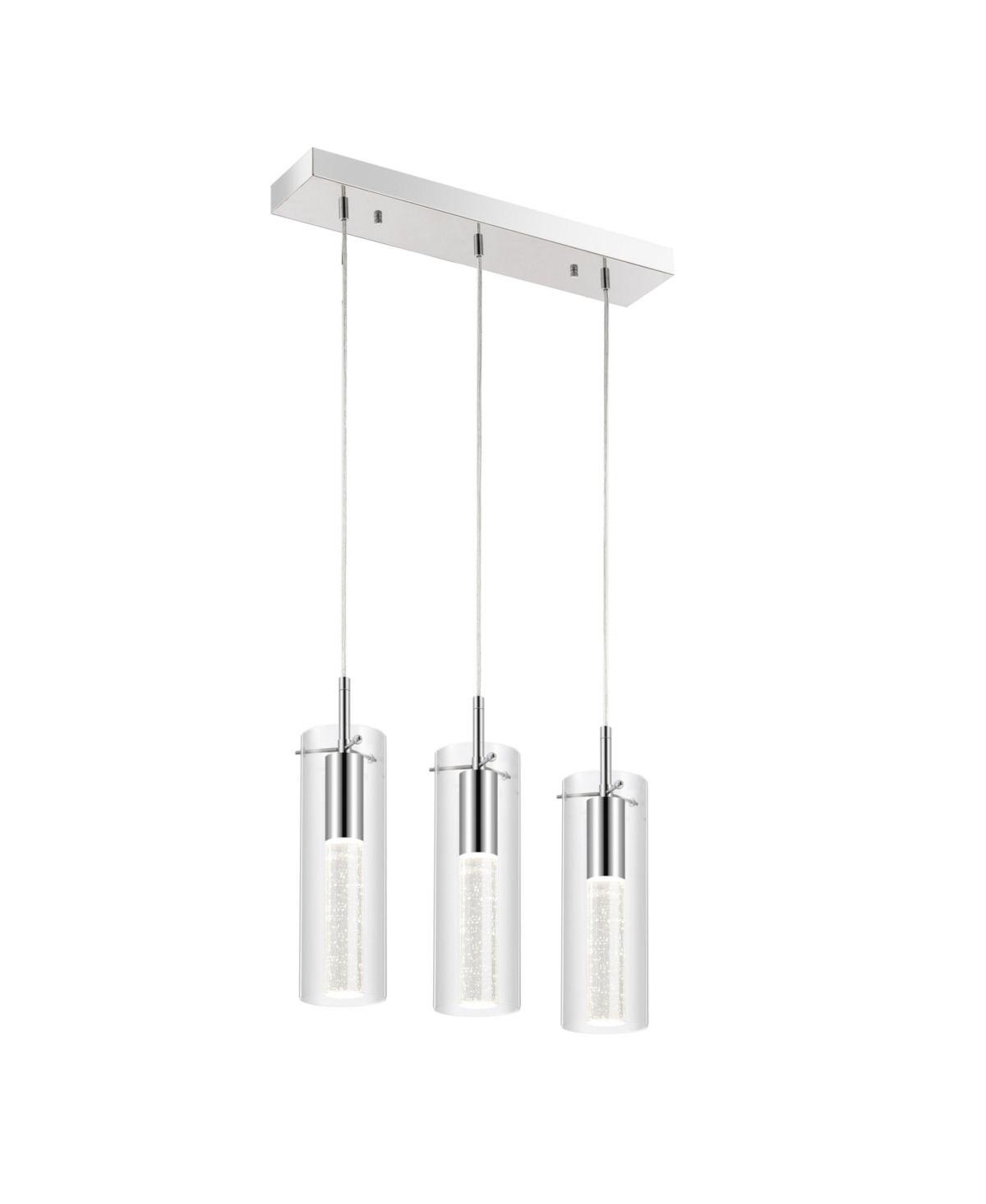 Click here for Jonathan Y Mium 21.63 3-Light Modern Style Iron/Cr... prices