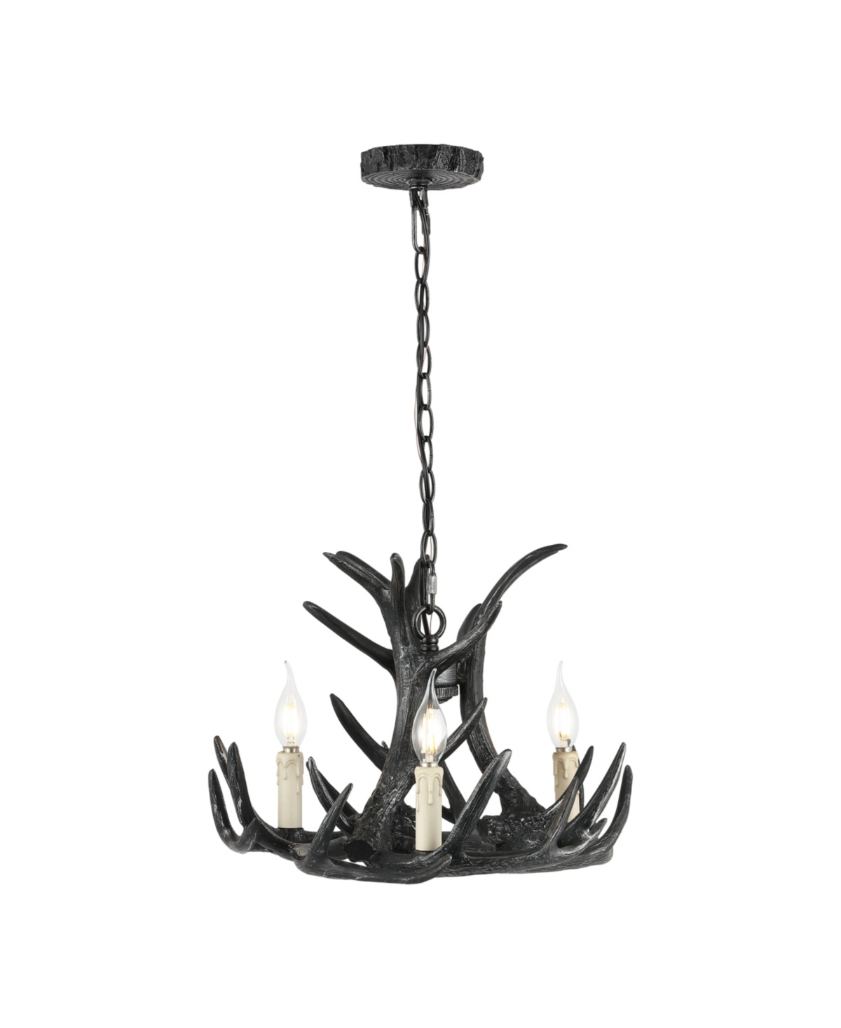 Click here for Jonathan Y Nelle 18 Adjustable Resin Antler 3-Ligh... prices