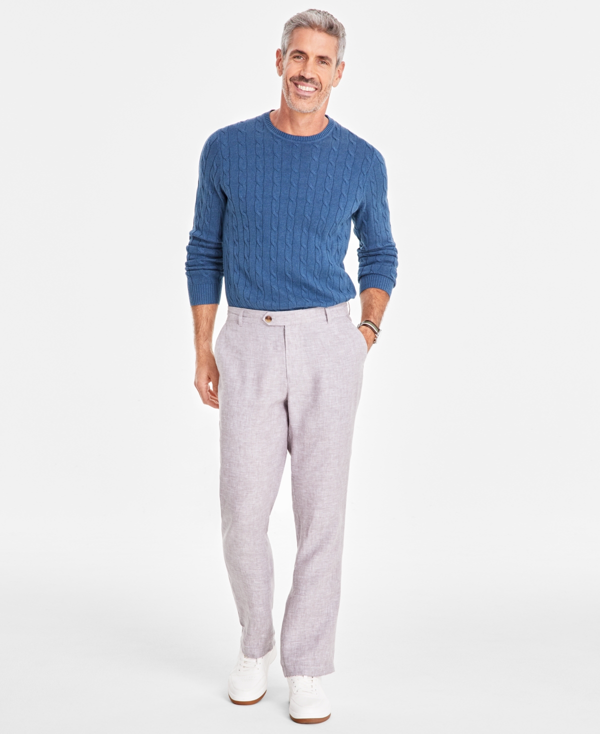 Click here for Club Room Mens Linen Cross-Dye Pants  Created for... prices