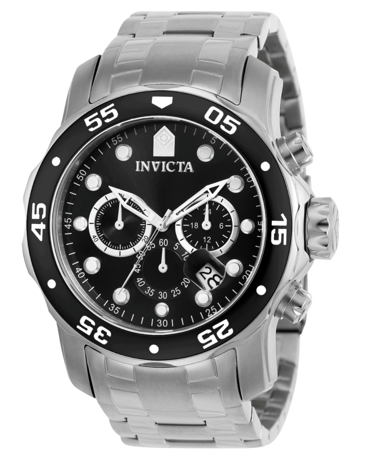 Click here for Invicta Mens 0069 Pro Diver Quartz Chronograph Bla... prices