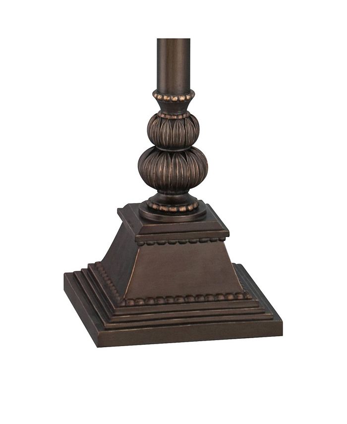 Kathy Ireland Mulholland Rustic Vintage like Torchiere Floor Lamp ...