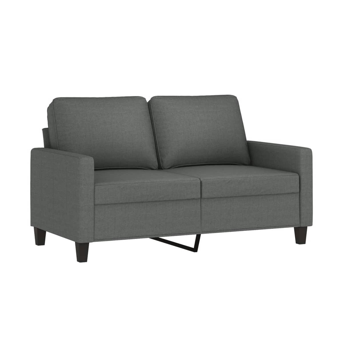 Click here for vidaXL 2-Seater Sofa Dark Gray 47.2 Fabric - Gray prices