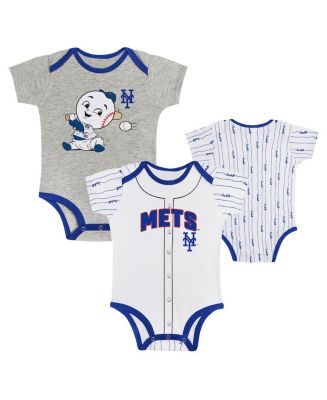 Outerstuff Baby Boys and Girls New York Mets Play Ball 2-Pack Bodysuit ...