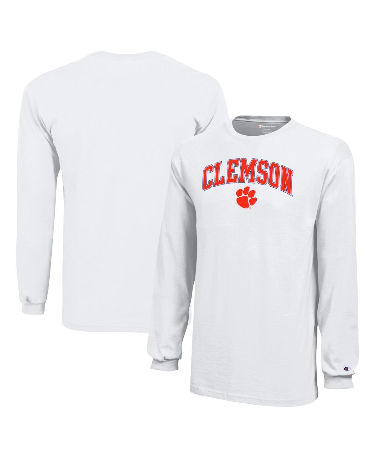 Click here for Champion Big Boys and Girls White Clemson Tigers A... prices
