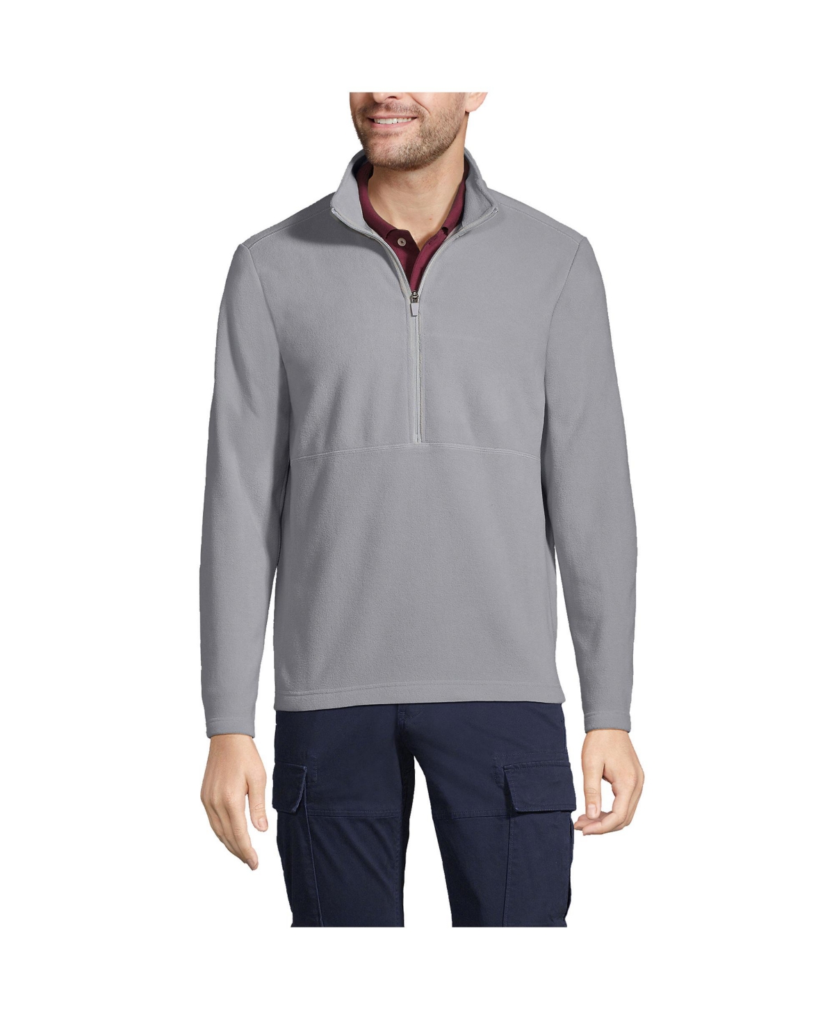 Click here for Lands End Mens Thermacheck 100 Fleece Quarter Zip... prices