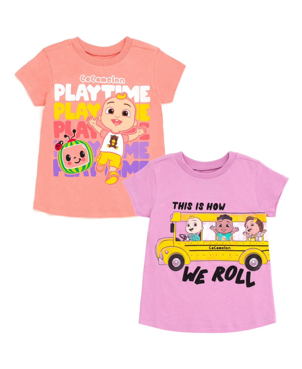 Click here for CoComelon Baby Girls Jj Cody Nina 2 Pack T-Shirts... prices