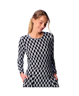 G Lifestyle Piping Long Sleeve Top - Macy's