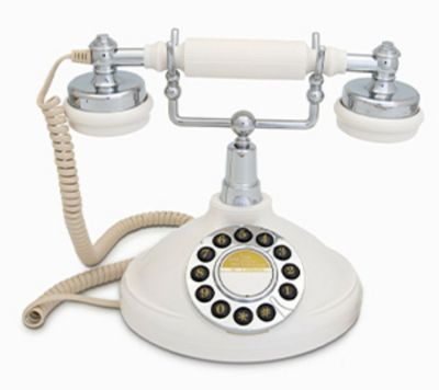 GPO Retro GPOOPLPBCR Opal Classic Desktop Push Button Telephone - Cream ...
