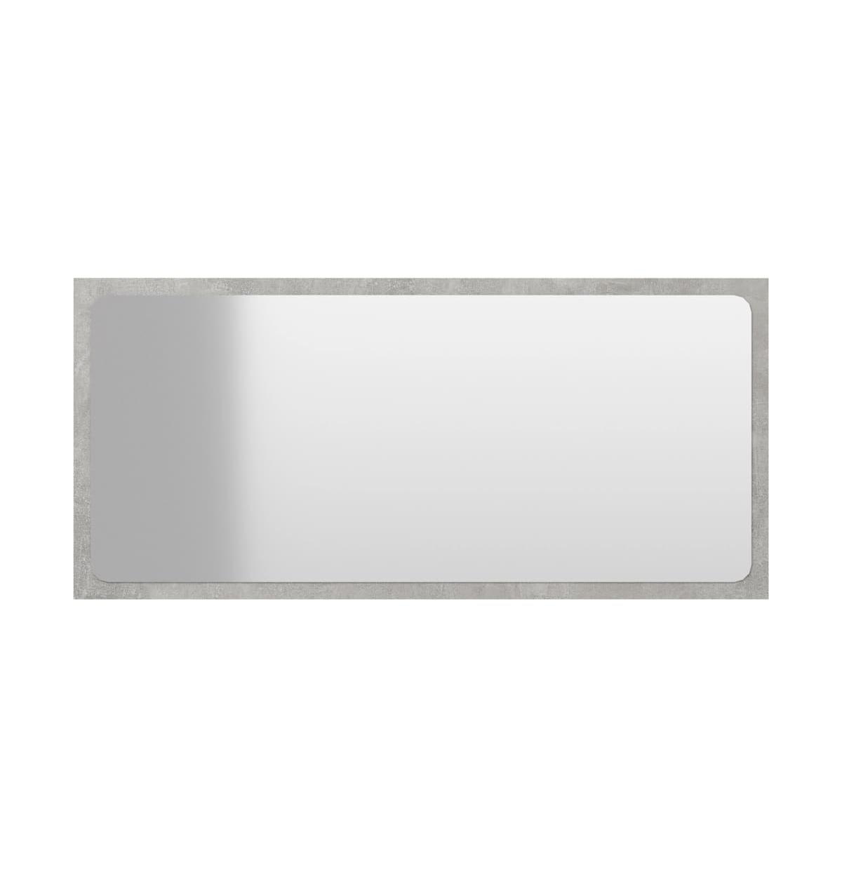 Click here for Bathroom Mirror Concrete Gray 31.5"x0.6"... prices