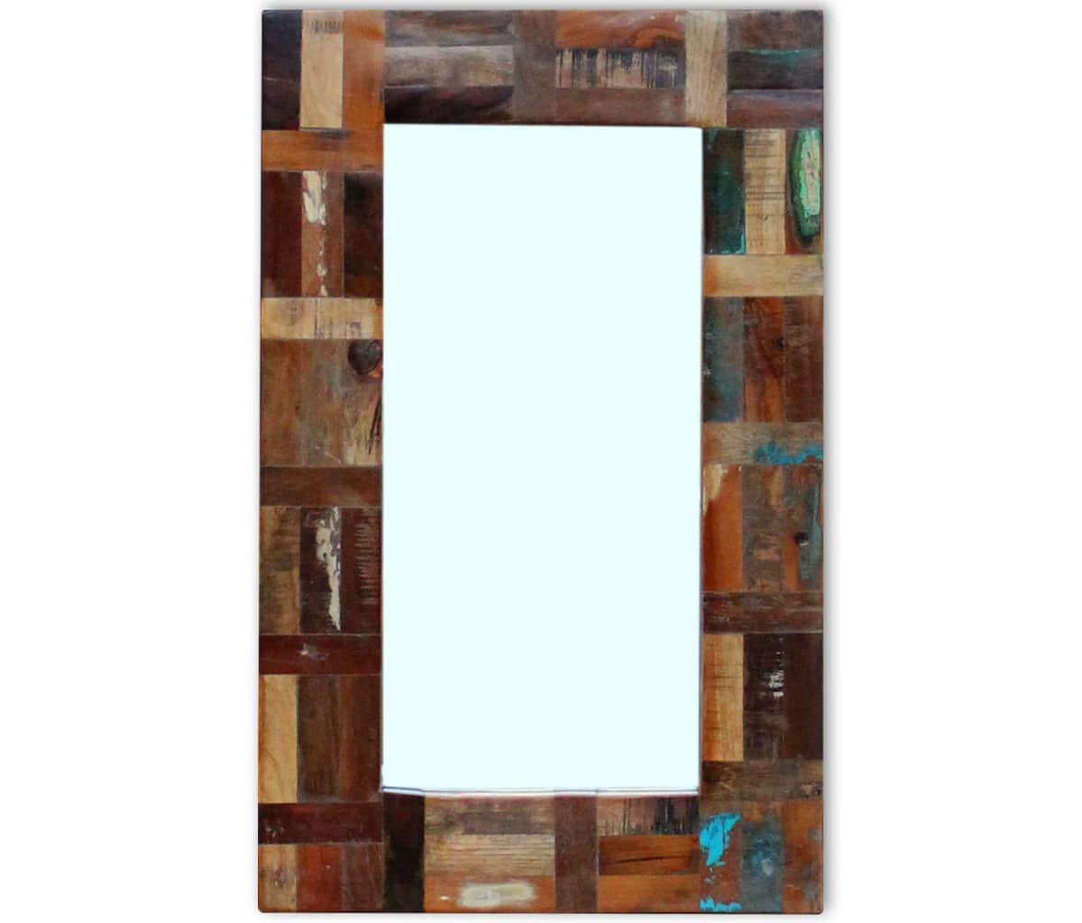 Click here for vidaXL Mirror Solid Reclaimed Wood 31.5x19.7 - Mul... prices