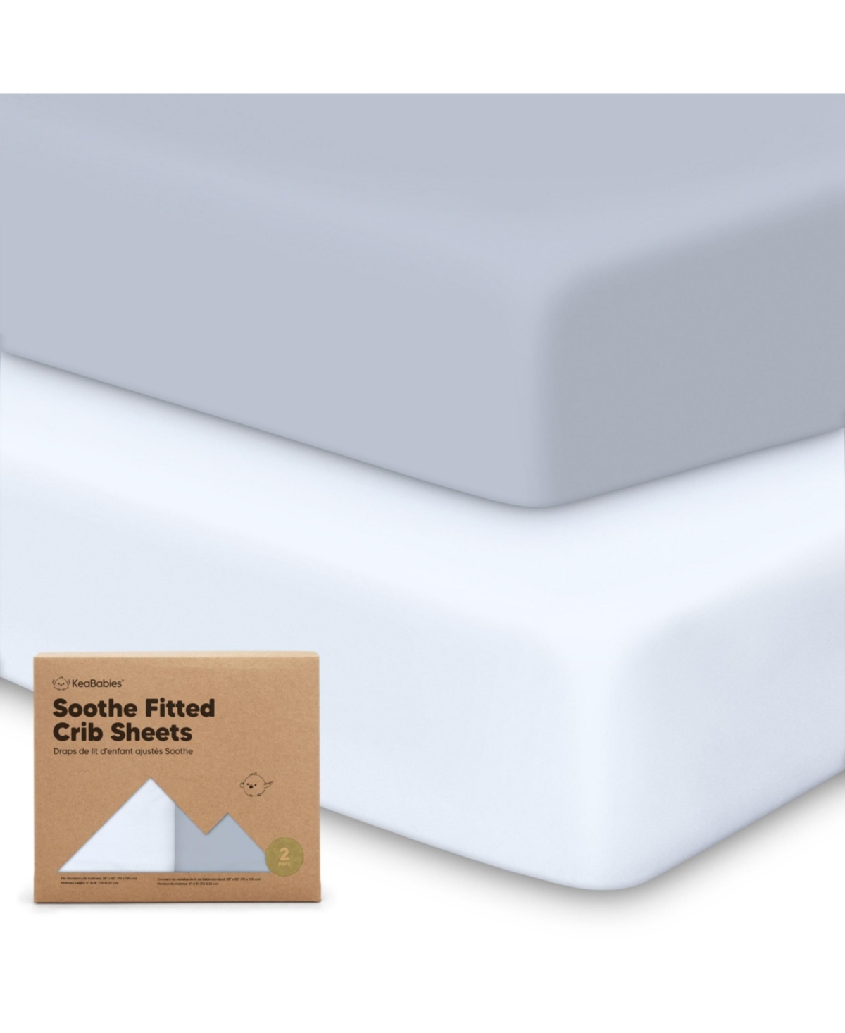 Click here for KeaBabies 2pk Soothe Fitted Crib Sheets Neutral  B... prices