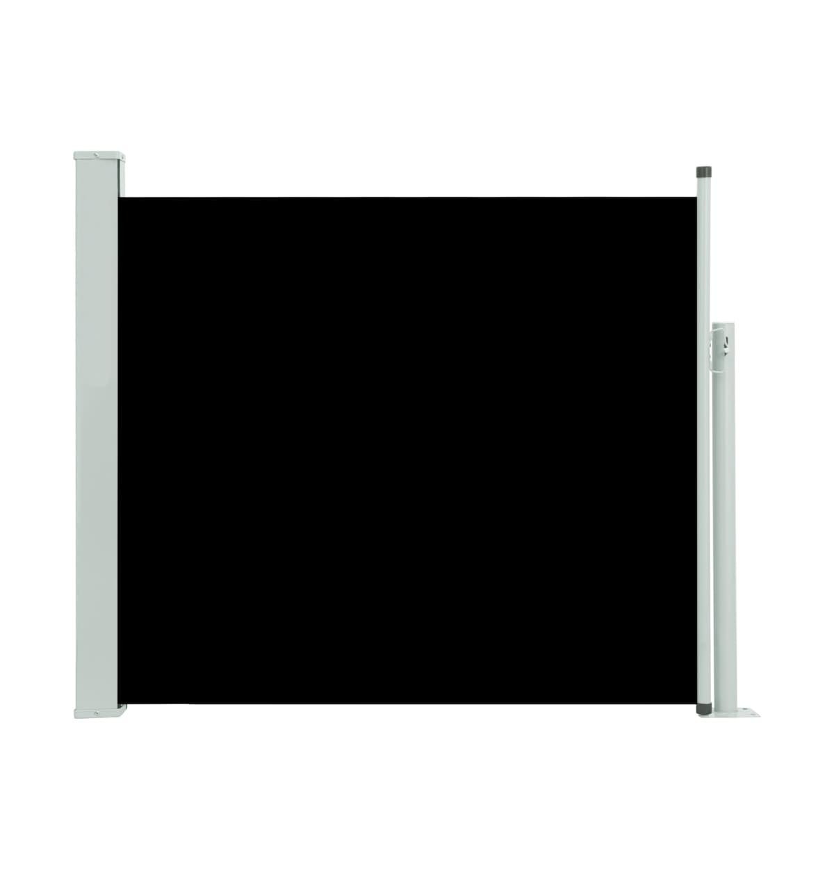 Click here for Patio Retractable Side Awning 39.4x118.1 Black - B... prices