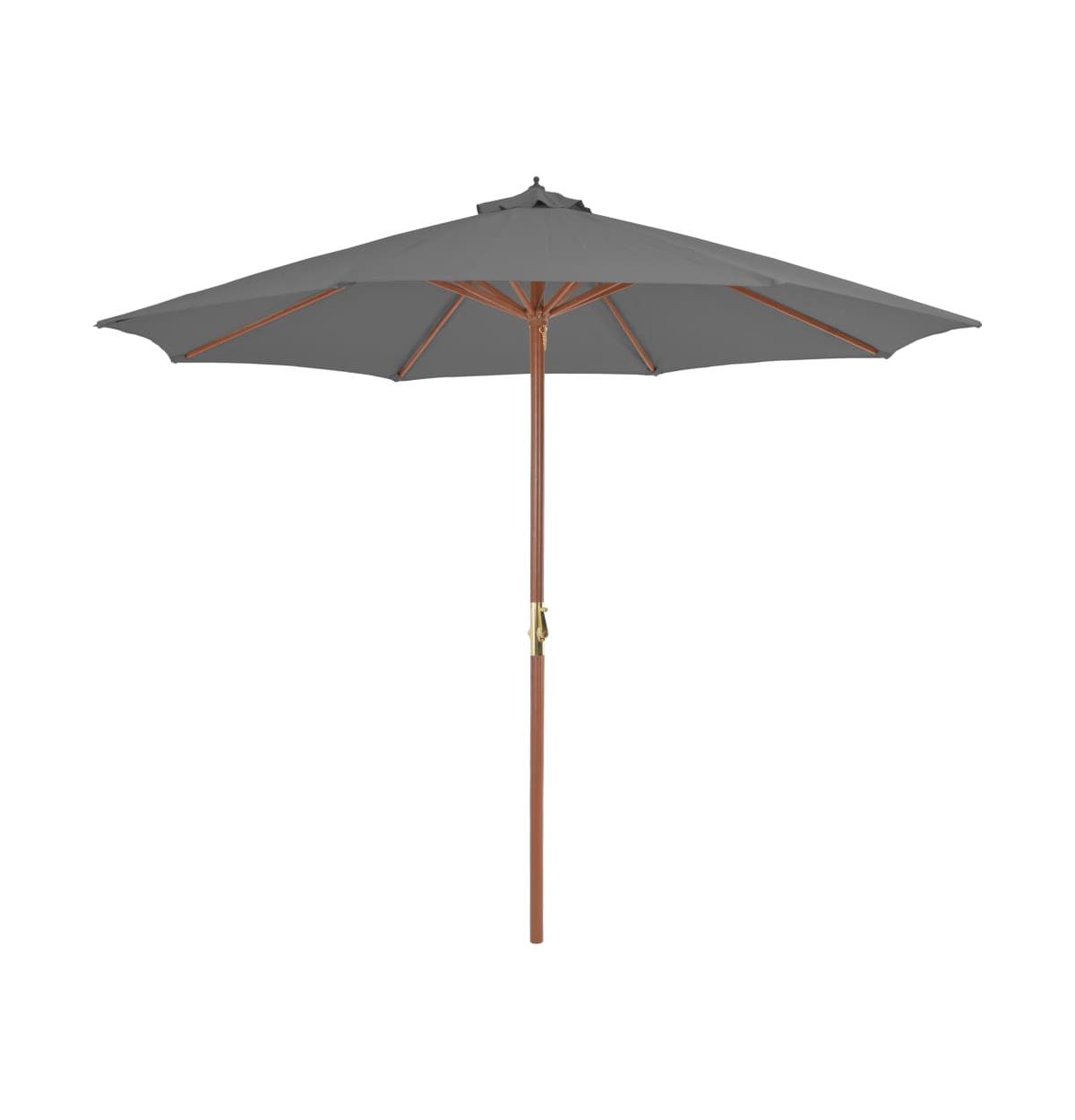 Click here for Outdoor Parasol with Wooden Pole 118.1 Anthracite... prices