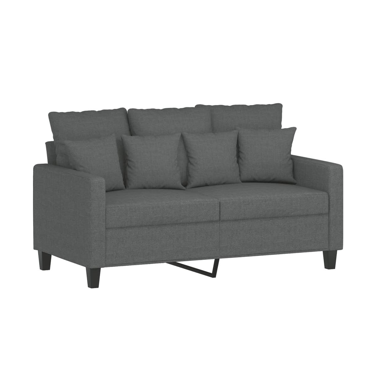 Click here for vidaXL 2-Seater Sofa Dark Gray 47.2 Fabric - Gray prices