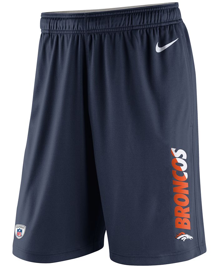 Nike Men's Denver Broncos Practice Fly 3.0 Dri-FIT Shorts - Macy's