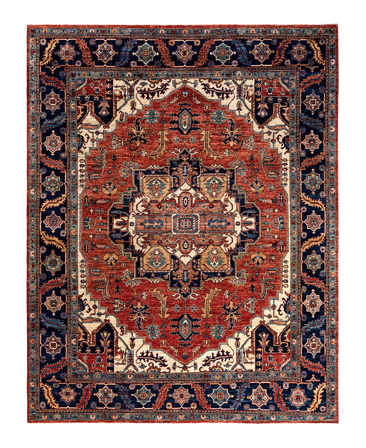 Click here for Adorn Hand Woven Rugs Serapi M1993 82x104 Area Rug... prices