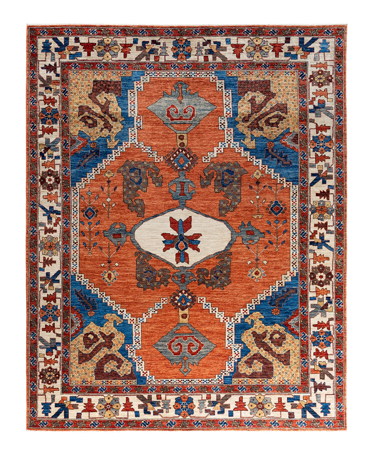 Bloomingdales Serapi M1993 Area Rug  82 x 101