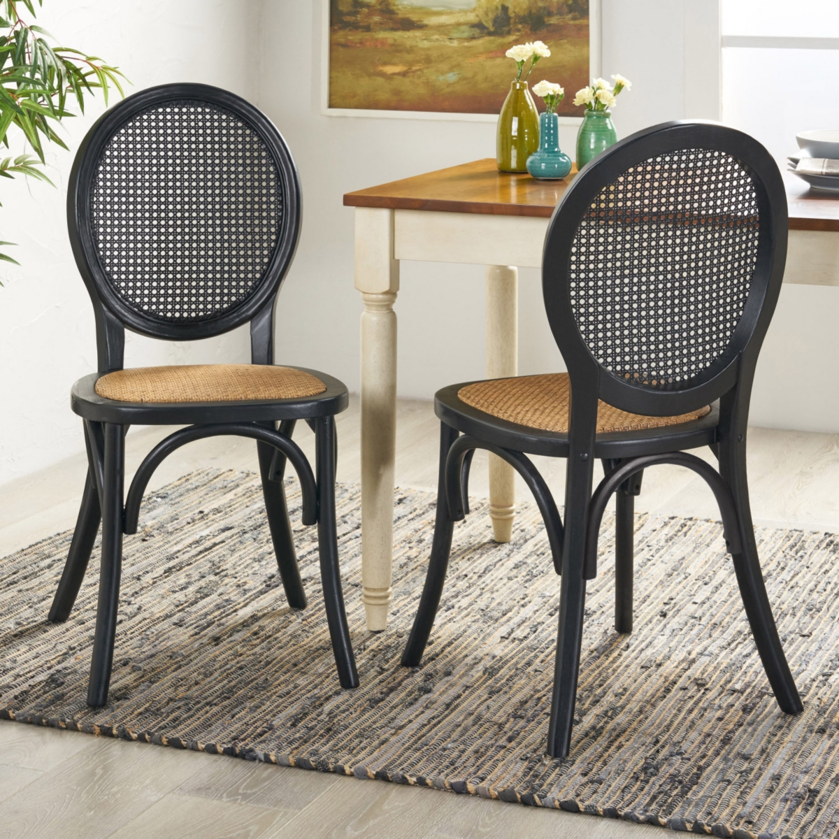 Click here for Streamdale Dining Chair MP2(set of 2) - Matte blac... prices