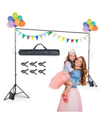 10Ft Adjustable Photography Studio Backdrop Support Stand Background ...