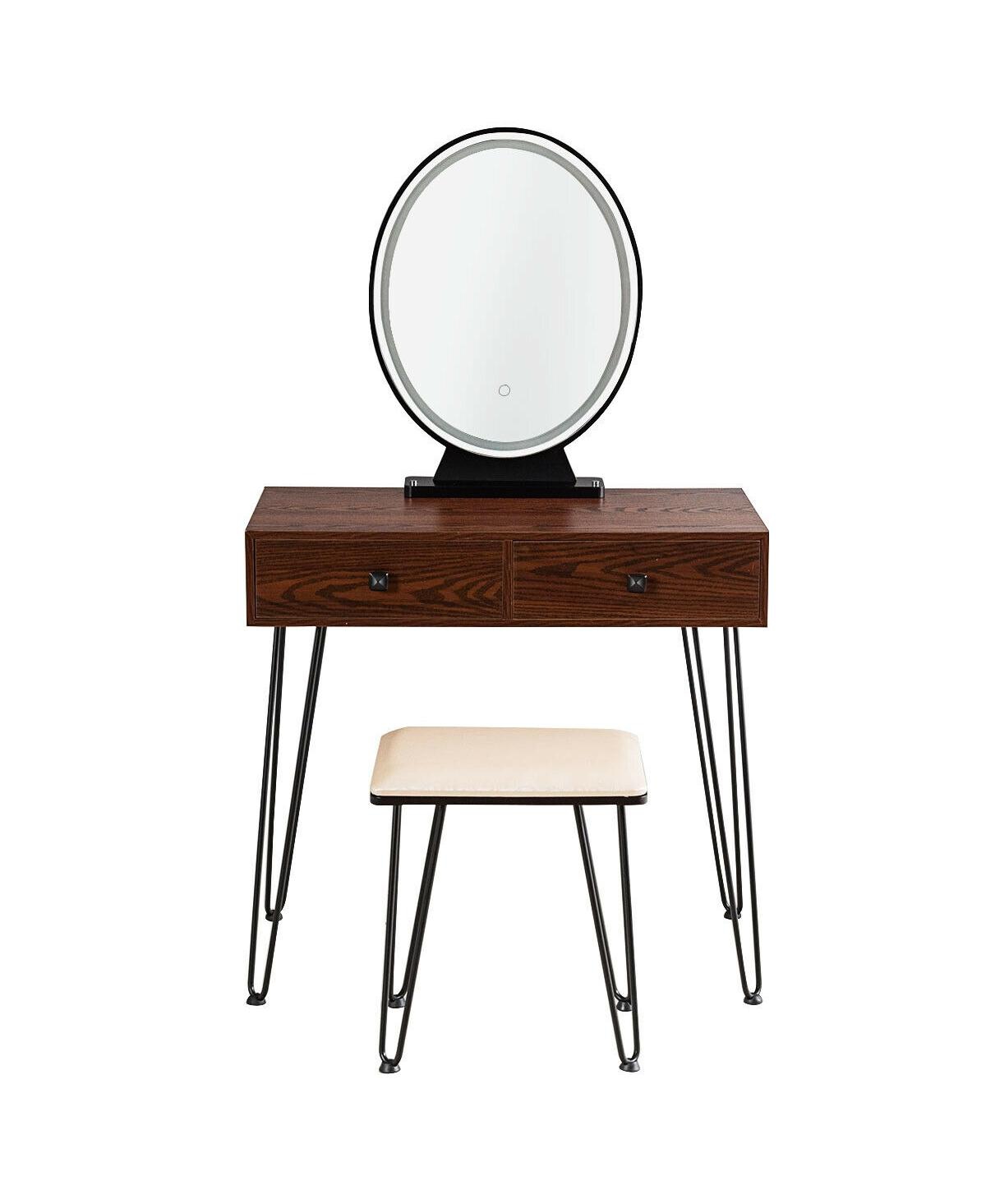 Click here for Industrial Makeup Dressing Table with 3 Lighting M... prices