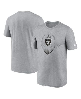Nike Men's Heather Gray Las Vegas Raiders Primetime Legend Icon ...