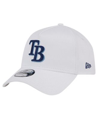 New Era Men's White Tampa Bay Rays TC A-Frame 9FORTY Adjustable Hat ...