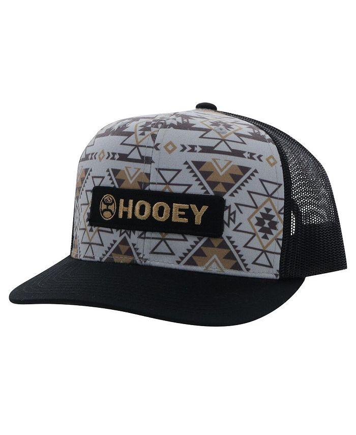Hooey Big Boys and Girls Gray/Black Lock-Up Aztec Adjustable Hat - Macy's
