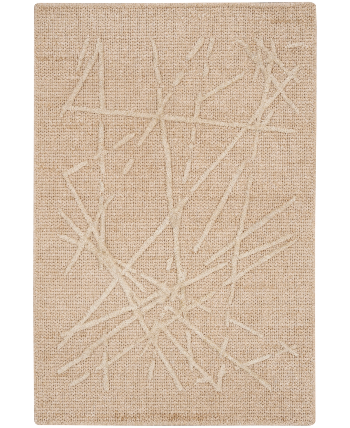 Click here for Calvin Klein CK044 Wander WND01 2x3 Area Rug - Tan prices