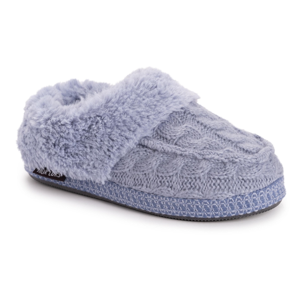 Click here for Muk Luks Womens Moselle Slippers - Moonstone prices
