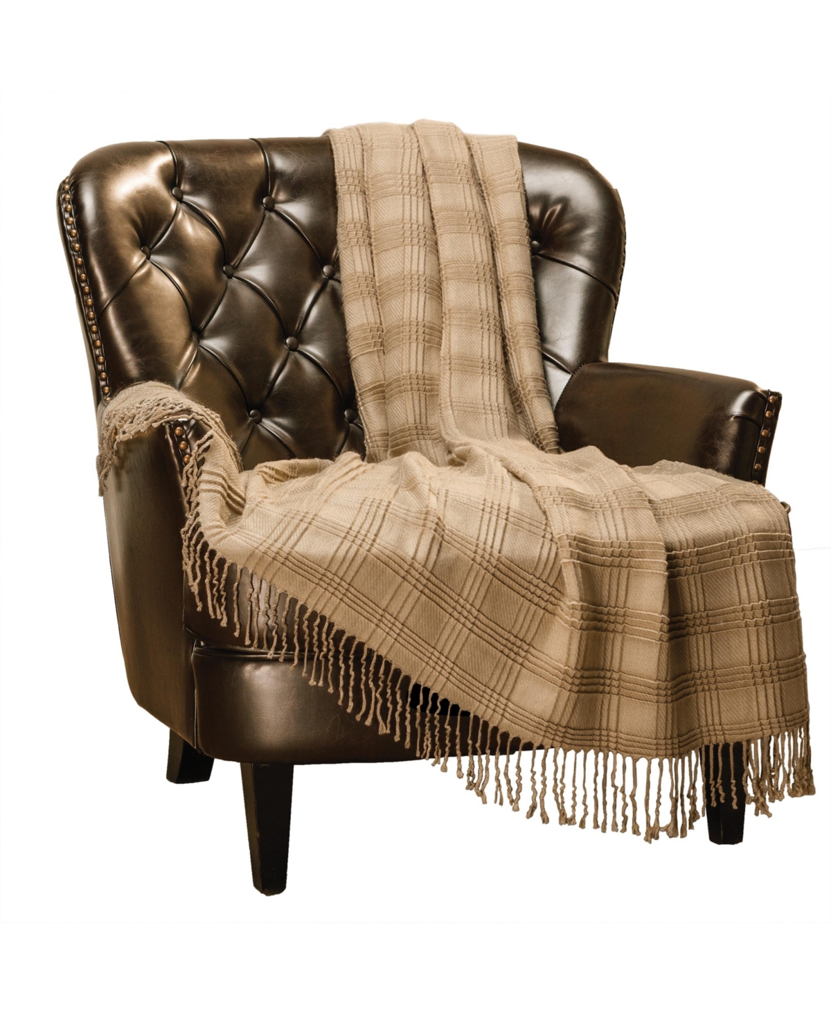 Click here for Chanasya Premium Pleated Solid Plaid Acrylic Throw... prices