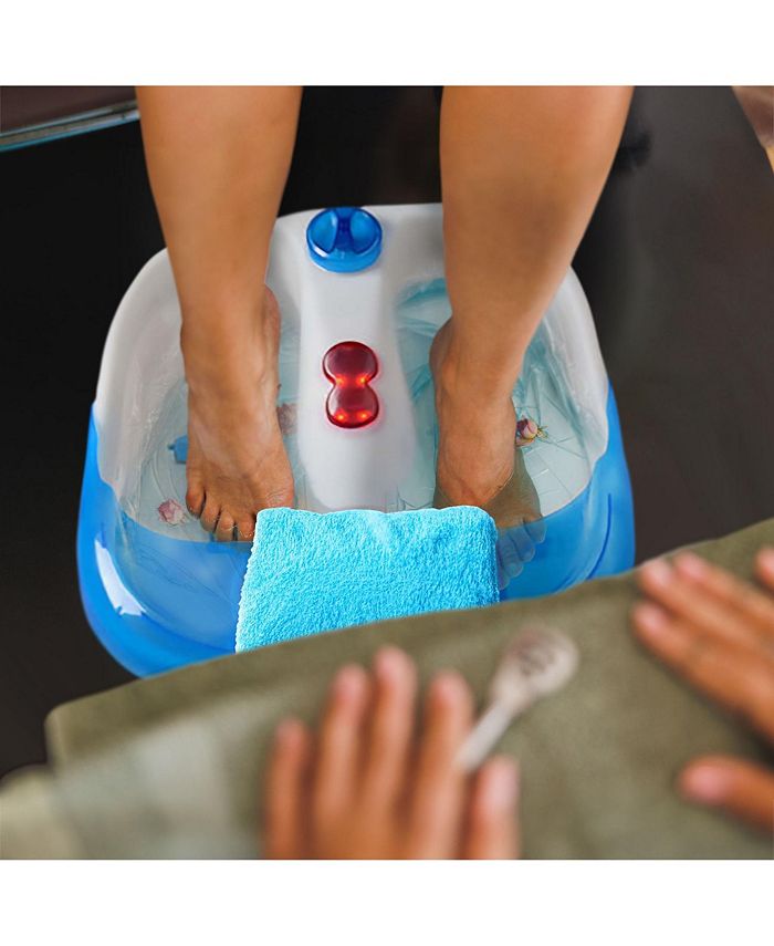 PURSONIC Foot Spa Massager with Tea Tree Oil Foot Salt Scrub - Macy's