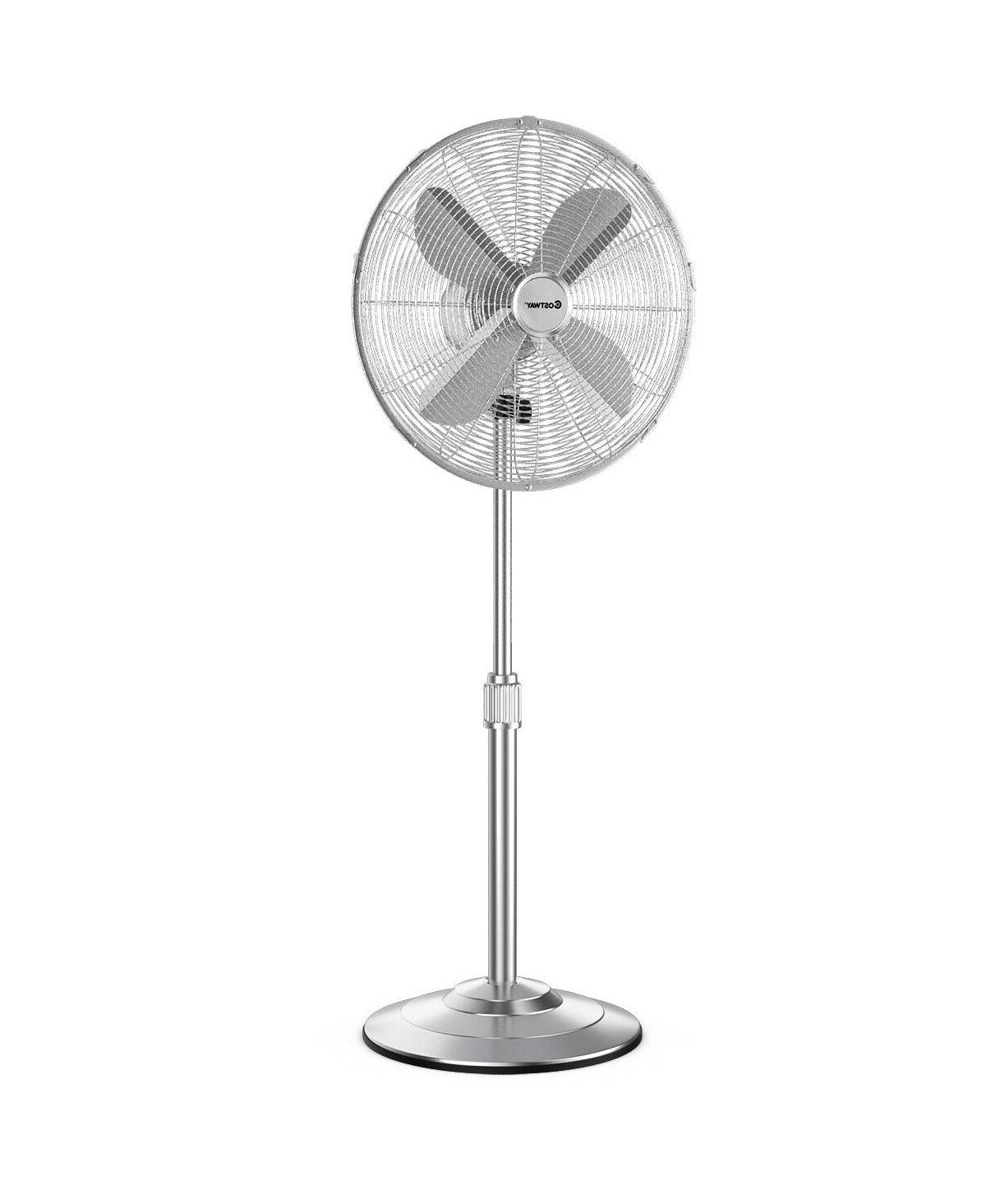 Click here for Sugift 18 Inch Metal Adjustable Oscillating Pedest... prices