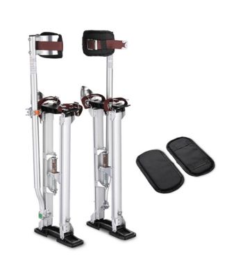 Yescom Drywall Stilts w/ 1 Pair Stilt Pad Replacement 24"-40" Aluminum ...