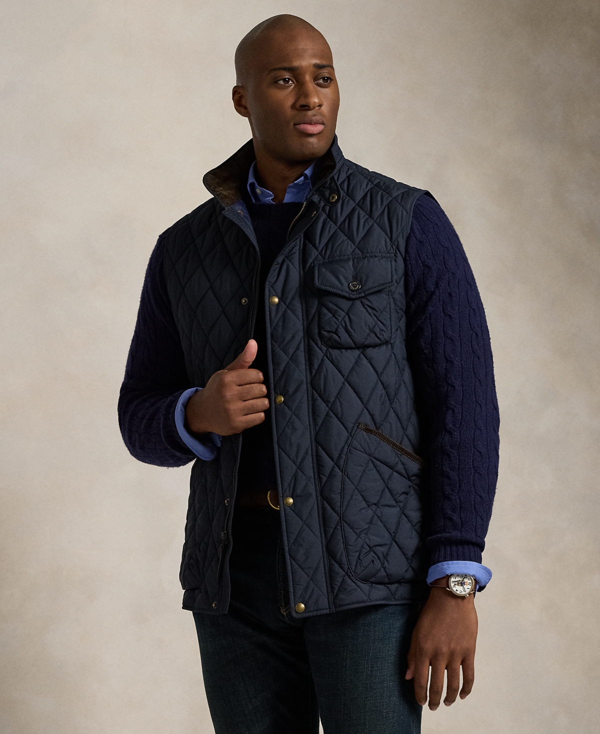 Click here for Polo Ralph Lauren Mens Big & Tall The Beaton Quilt... prices