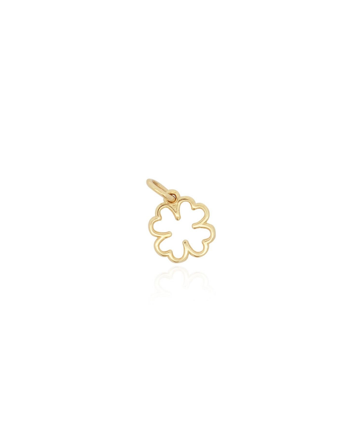 Click here for The Lovery Mini Gold Clover Charm 14K Gold - Yello... prices