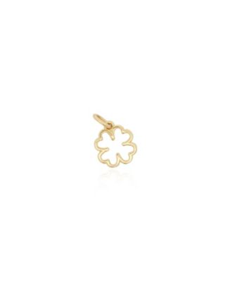 The Lovery Mini Gold Clover Charm - Macy's