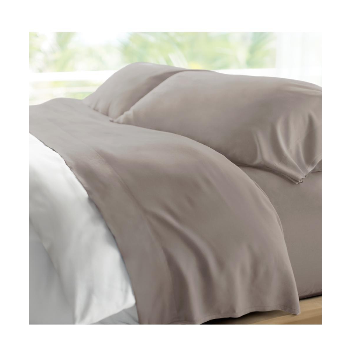 Click here for Cariloha Retreat 4-Piece Sateen Sheet Set | White... prices