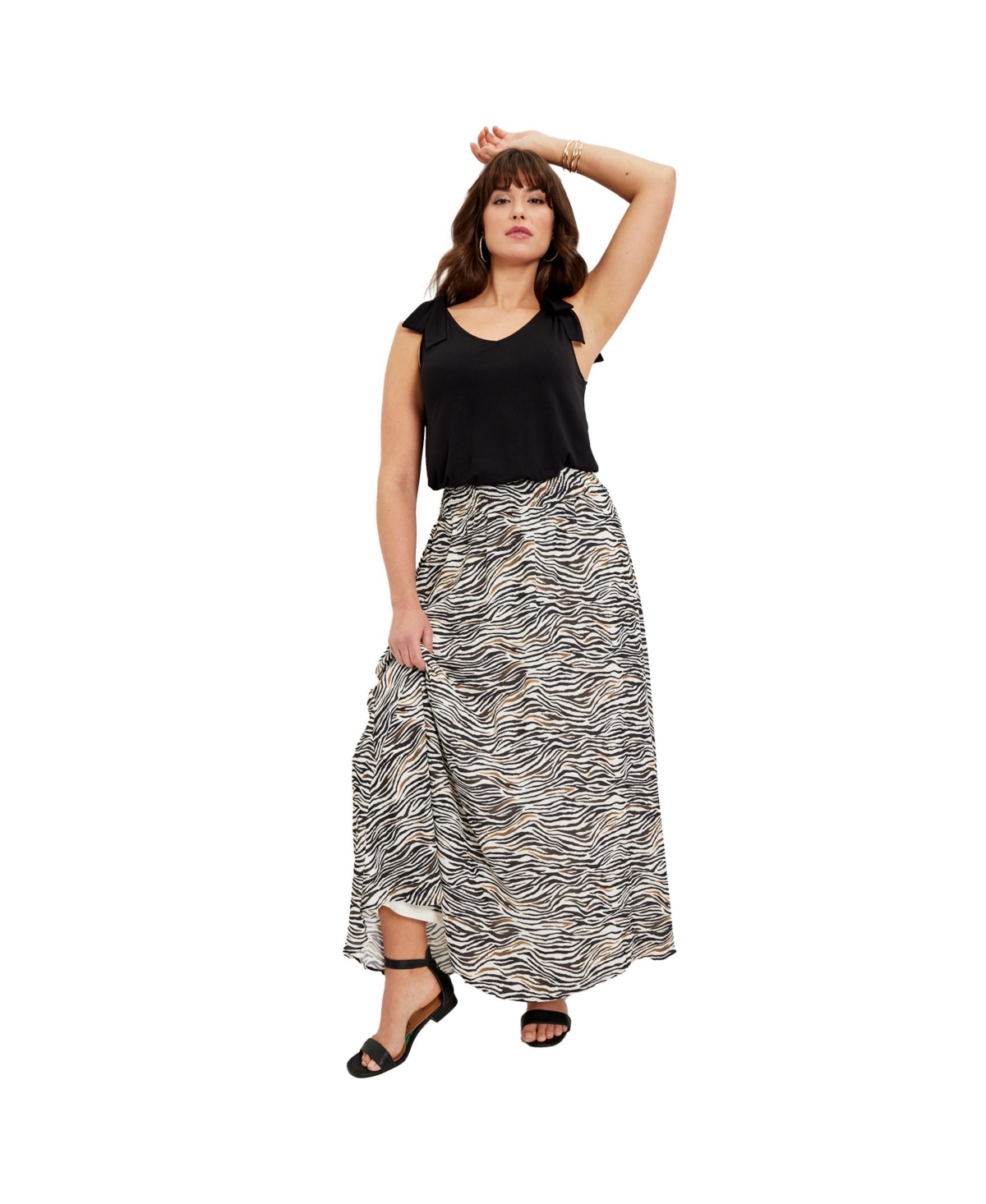 Click here for June + Vie Womens June + Vie Georgette Ankle Skirt... prices