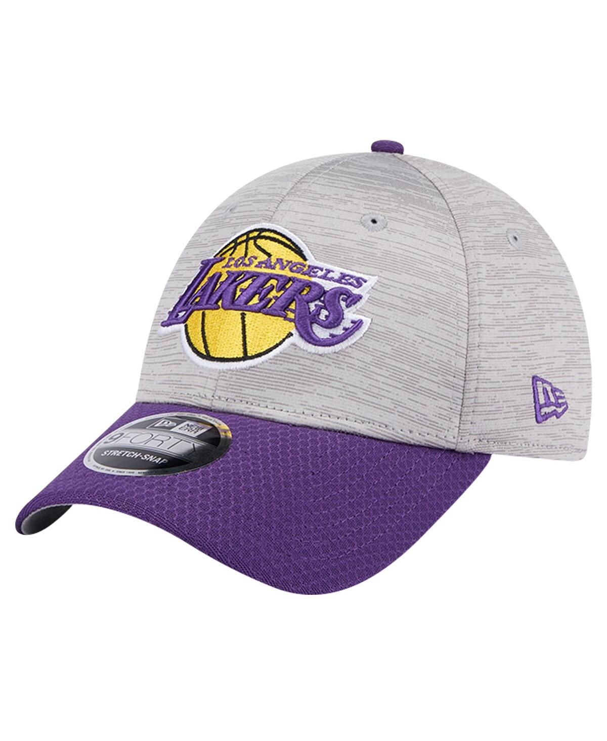 Click here for New Era Mens Heather Gray/Purple Los Angeles Laker... prices