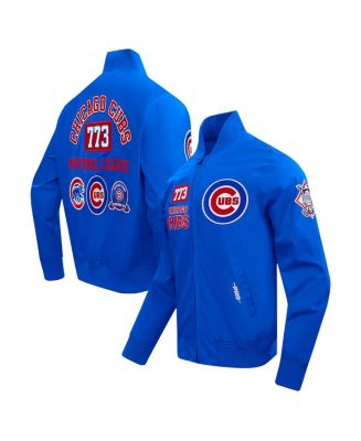 Pro Standard Men's Royal Chicago Cubs Area Code Twill Full-Zip Jacket ...